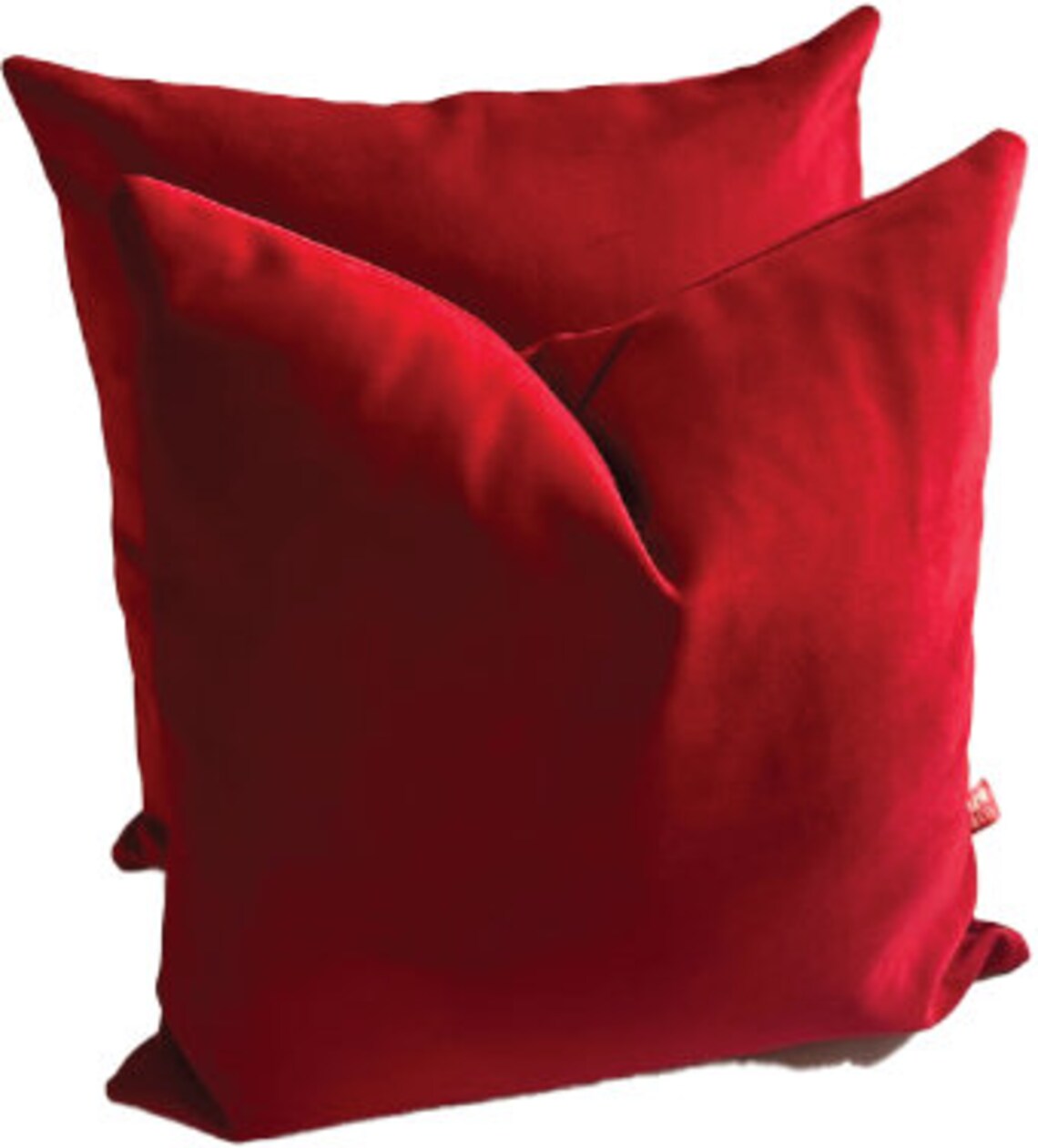 Red Velvet Pillow Cover, Soft Polyester Fabric, Throw Cushion - Etsy