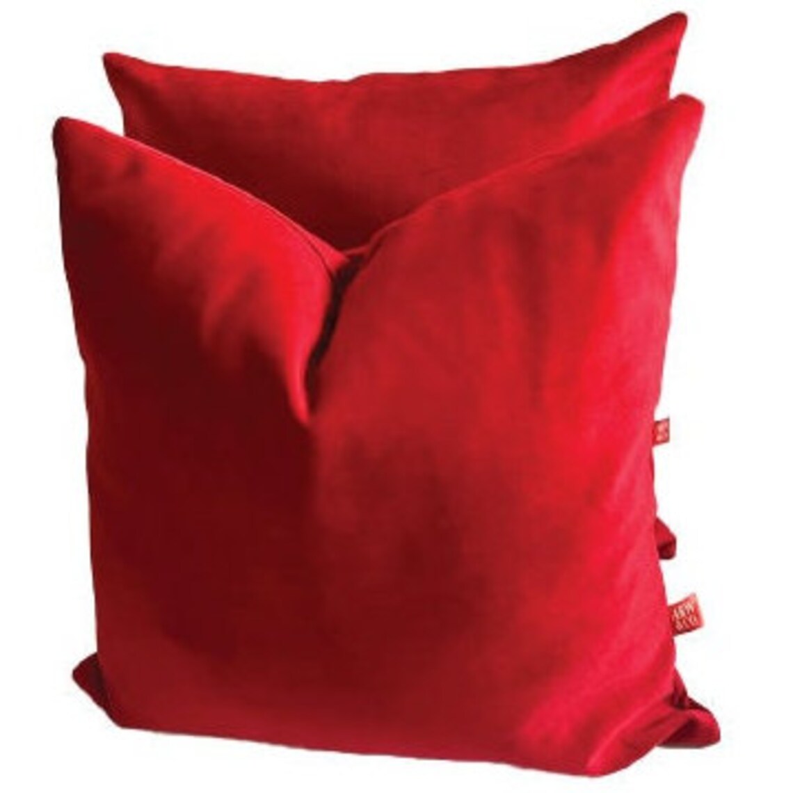 Red Velvet Pillow Cover, Soft Polyester Fabric, Throw Cushion - Etsy