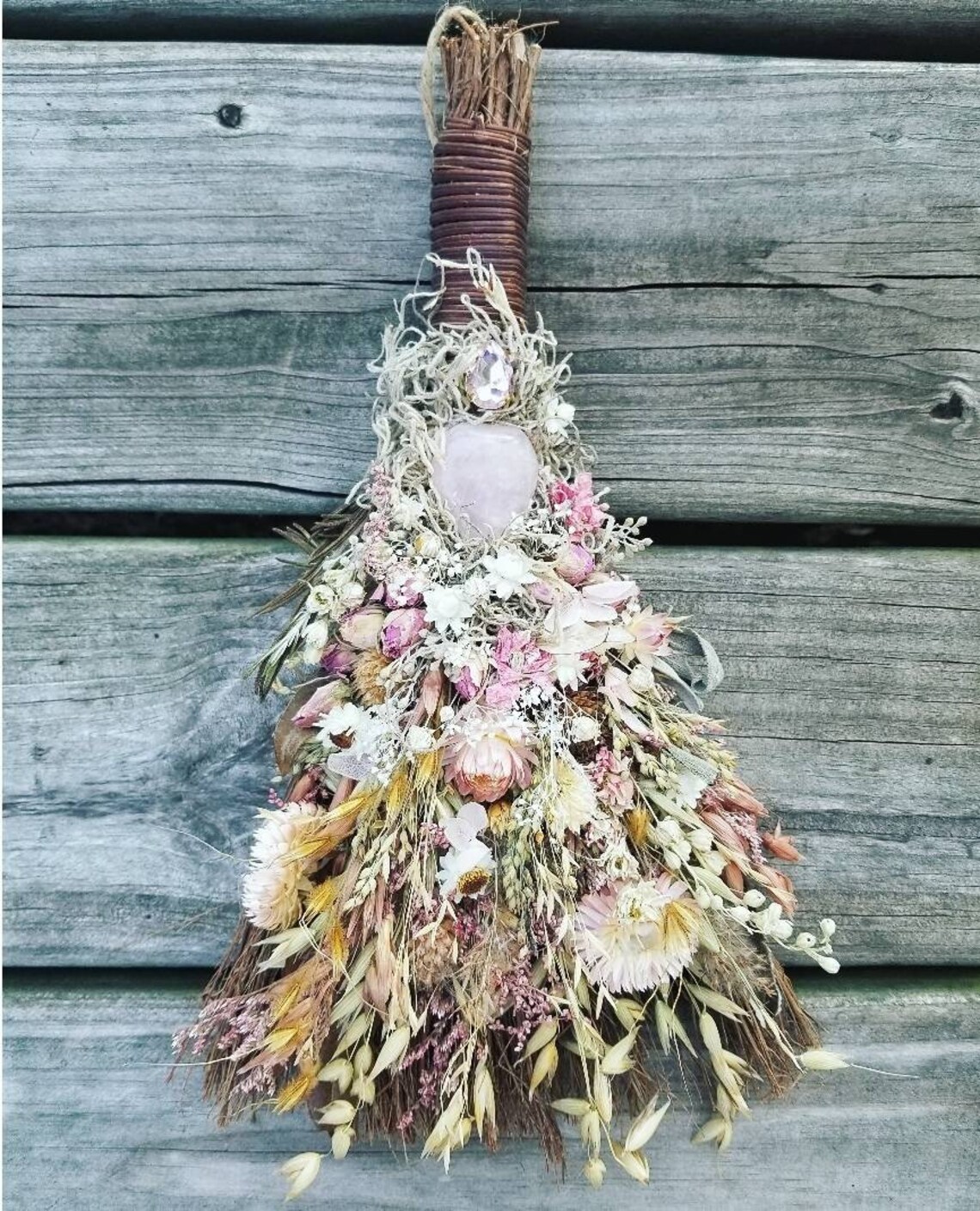Witch Broom. Floral Broom. Altar Broom Witch Besom. Floral - Etsy