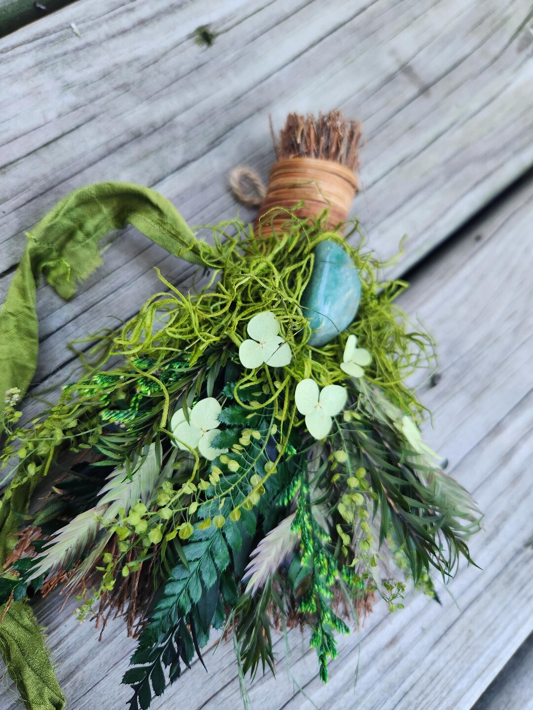 Witch Broom. Floral Broom. Altar Broom Witch Besom. Energy Clearing ...