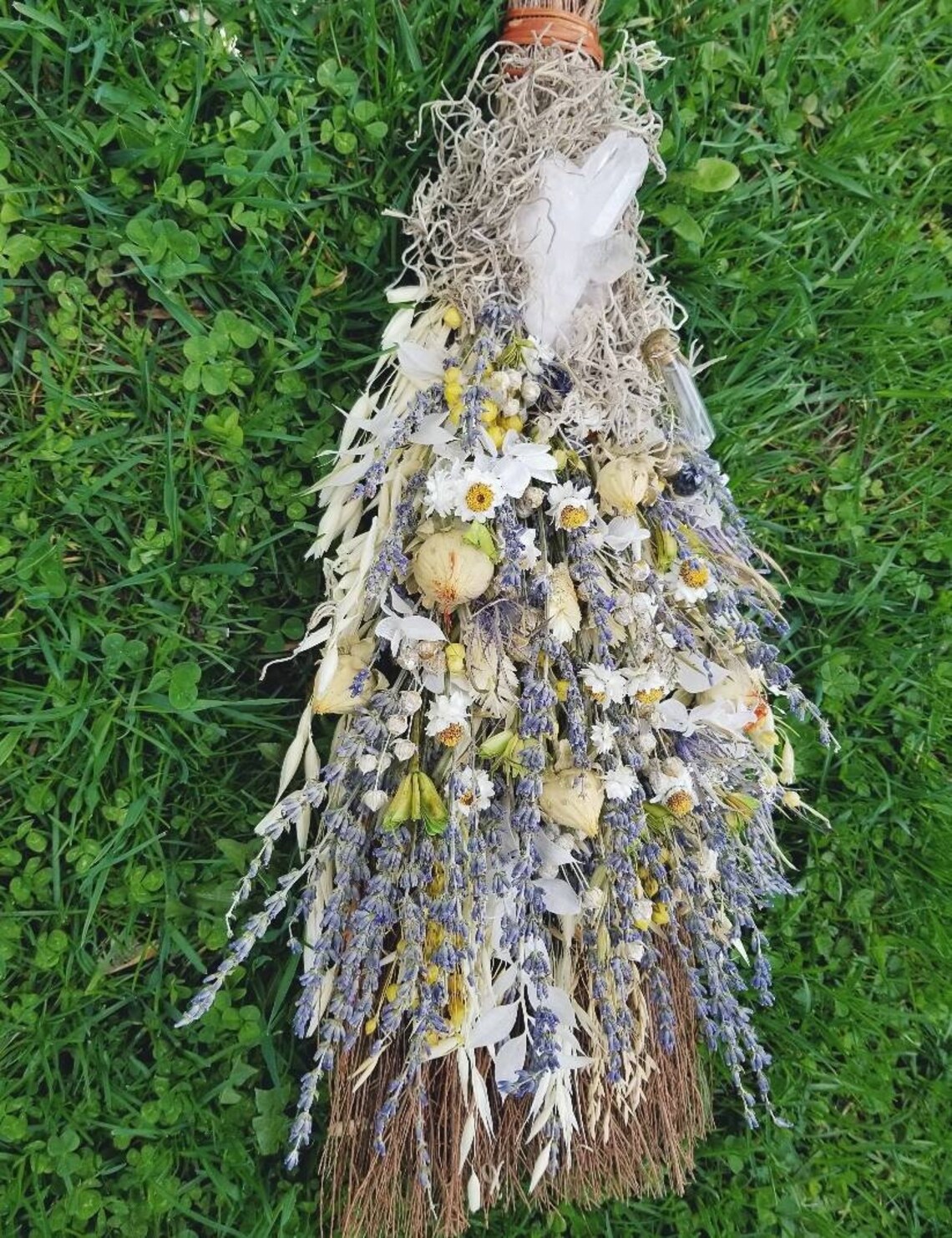 Witch Broom. Floral Broom. Altar Broom Witch Besom. Floral - Etsy
