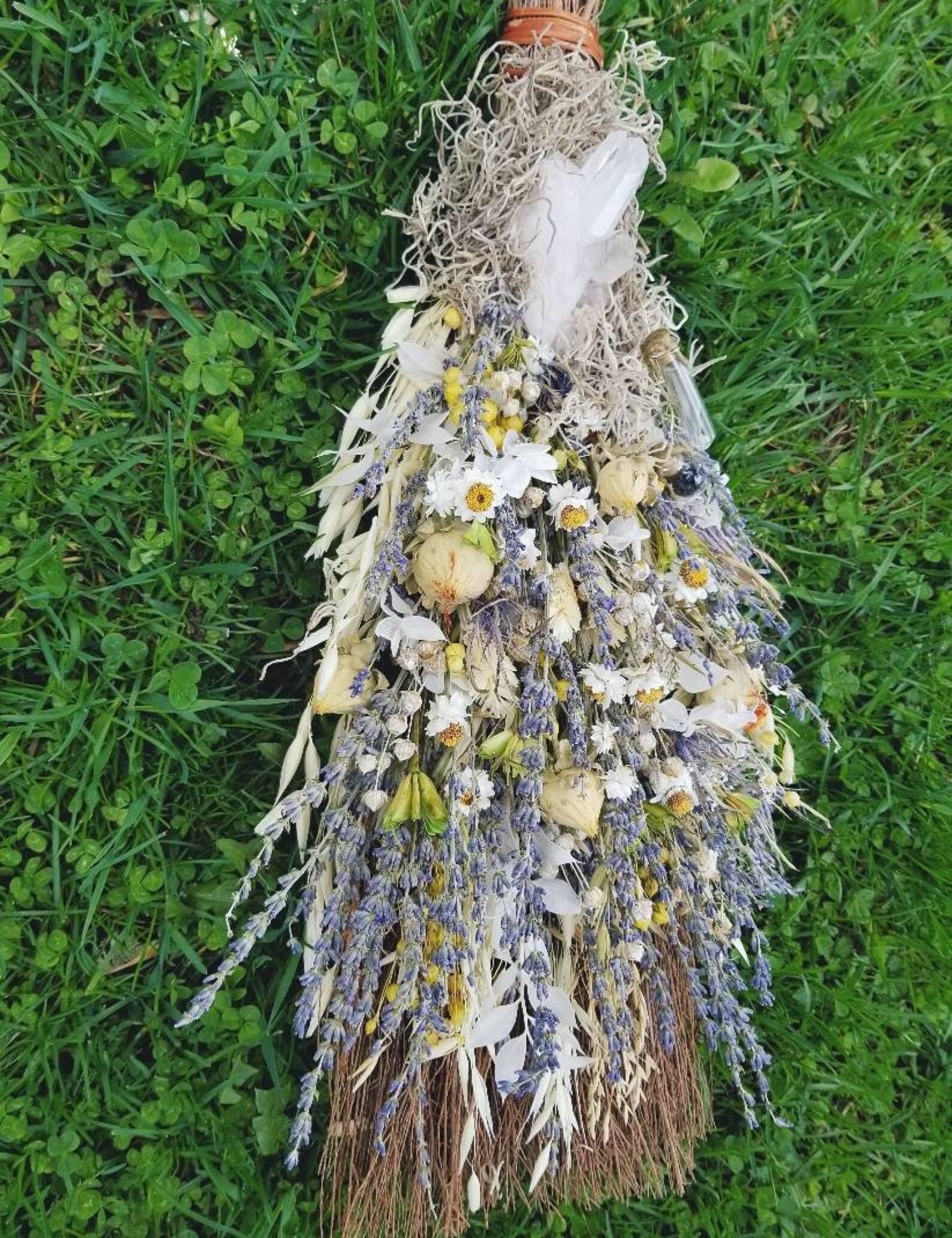 Witch Broom. Floral Broom. Altar Broom Witch Besom. Floral - Etsy