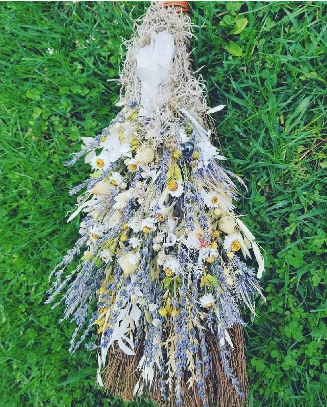 Witch Broom. Floral Broom. Altar Broom Witch Besom. Floral - Etsy