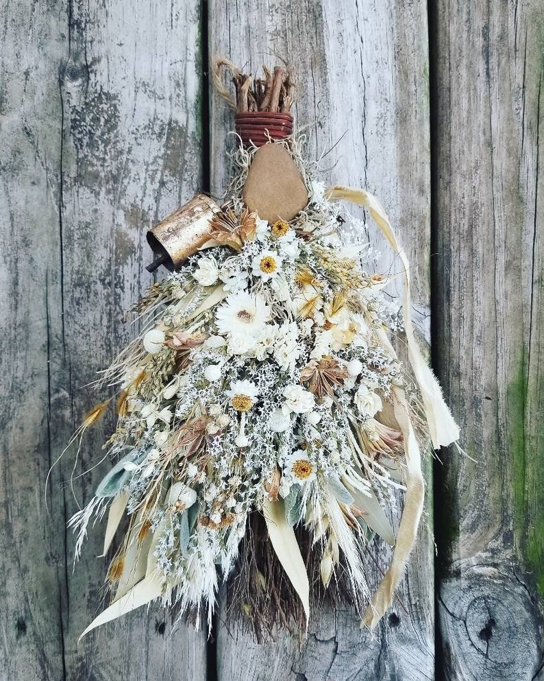 Witch Broom. Floral Broom. Altar Broom Witch Besom. Floral Decor. Dried ...