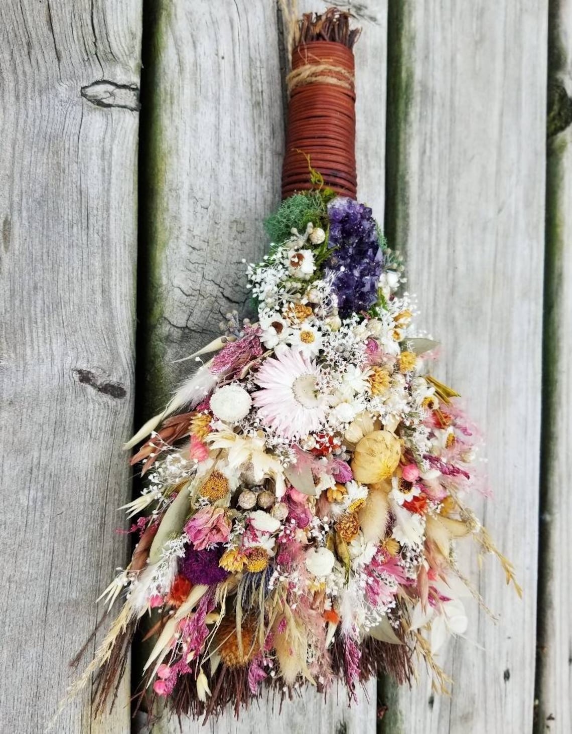 Witch Broom. Floral Broom. Altar Broom. Witch Besom. Floral Besom ...