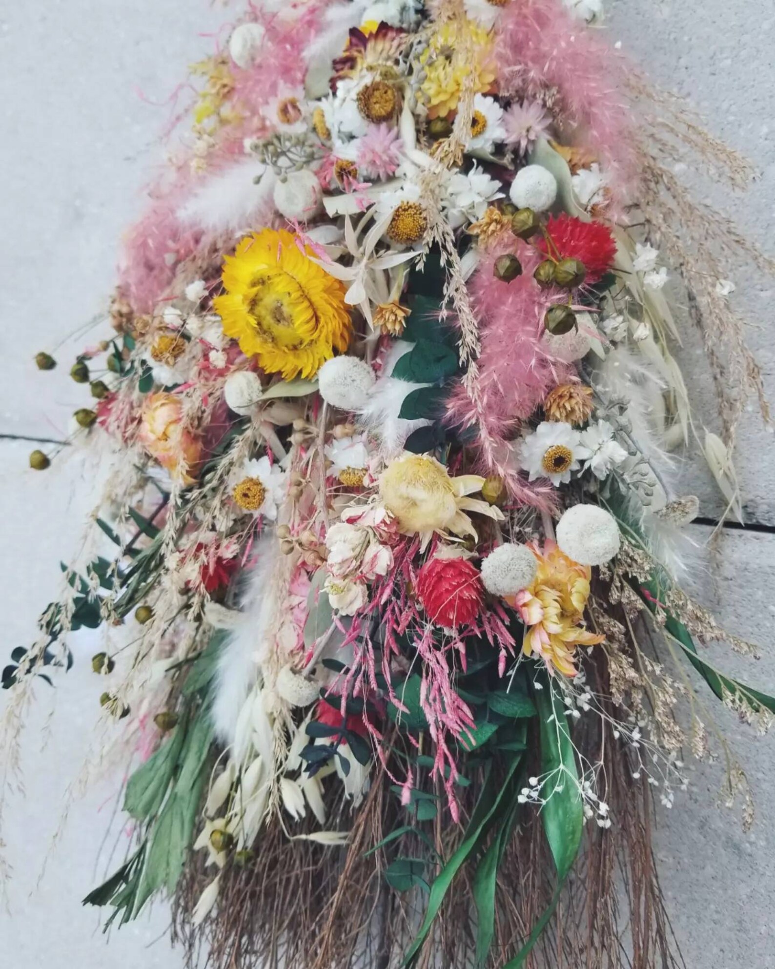 Witch Broom. Floral Broom. Altar Broom. Witchy. Floral Besom. Dried ...