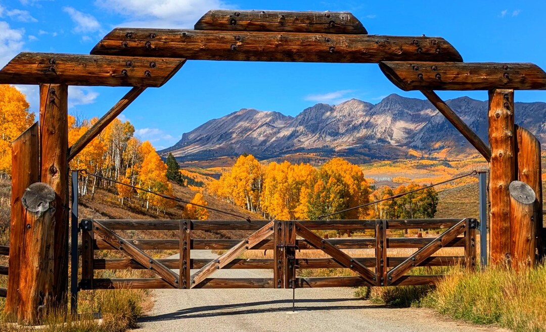 4x6 Print - Gate to the Ranch - Etsy