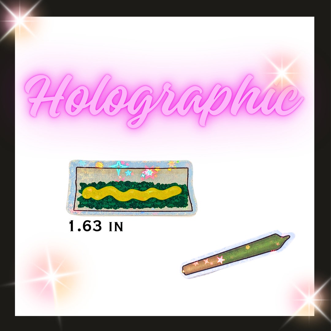 Joint, Pre Roll Sticker Set of 2 Handmade Infused Pre Roll Fun Weed ...