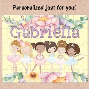Puzzle, Kids Puzzle, Ballerina Puzzle, Dancer, Custom Puzzle ...