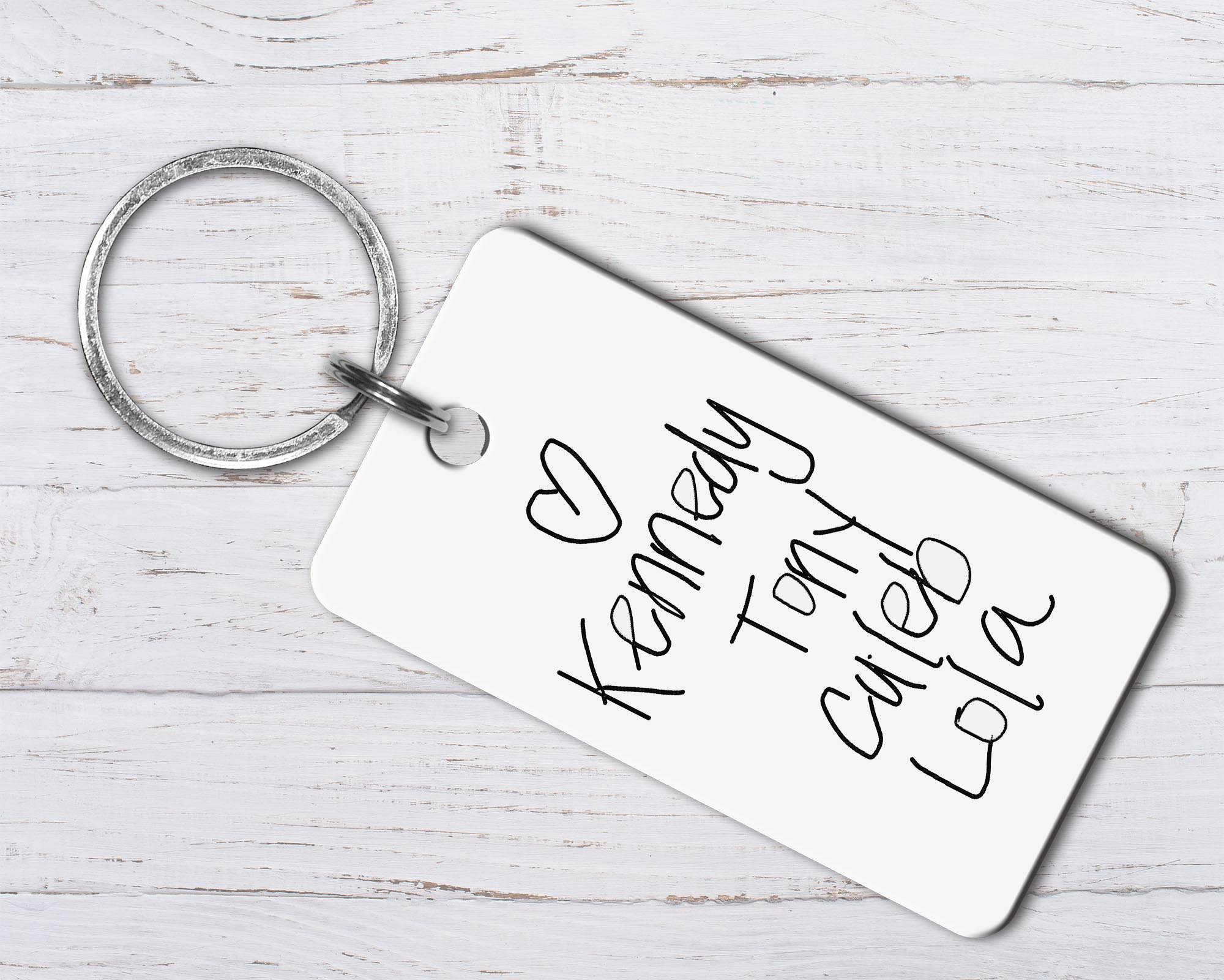 Handwritten Message Keychain Signature Keepsake Memorial - Etsy