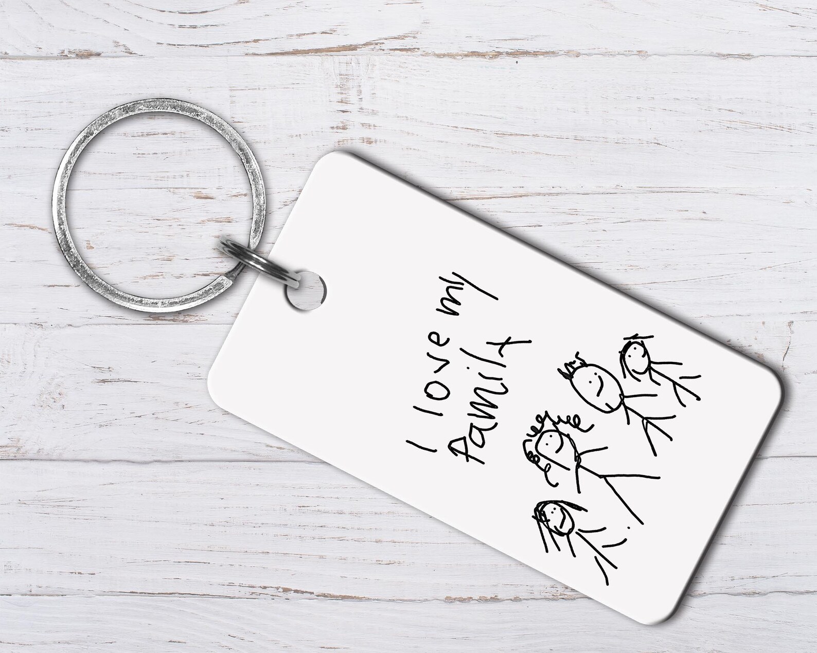 Handwritten Message Keychain Signature Keepsake Memorial - Etsy