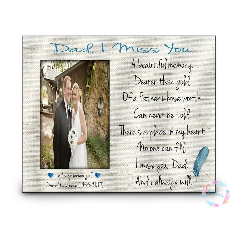 In Memory of Dad Memorial Gift Remembrance Dad Deceased - Etsy