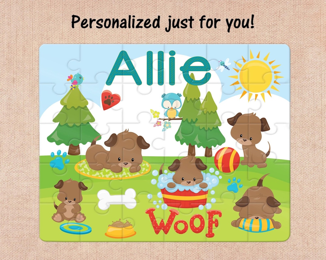Puzzle, Kids Puzzle, Dog Puzzle, Dogs, Custom Puzzle, Personalized ...
