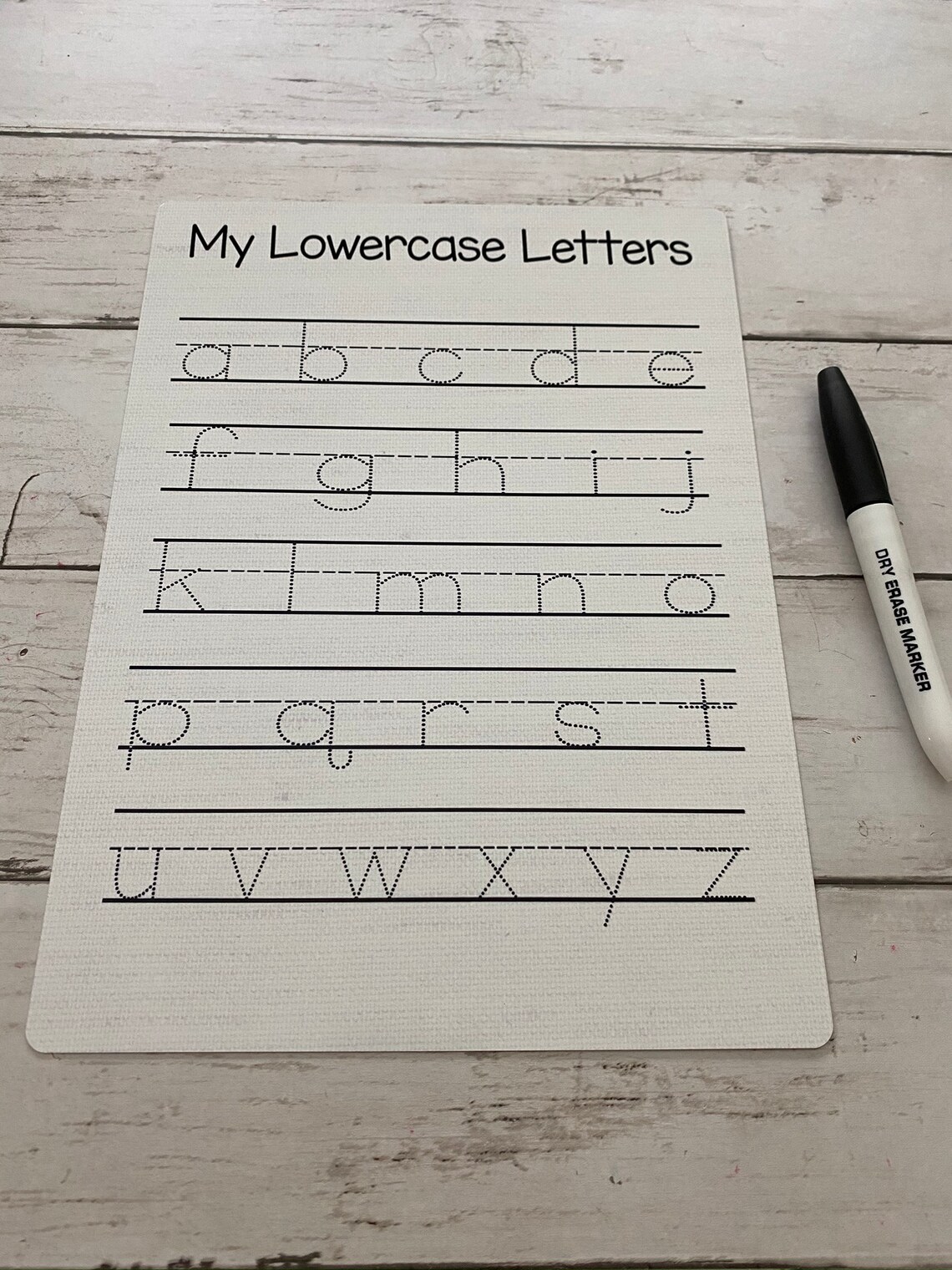 Reusable Name Writing Board Trace Name Pre-k Learning - Etsy