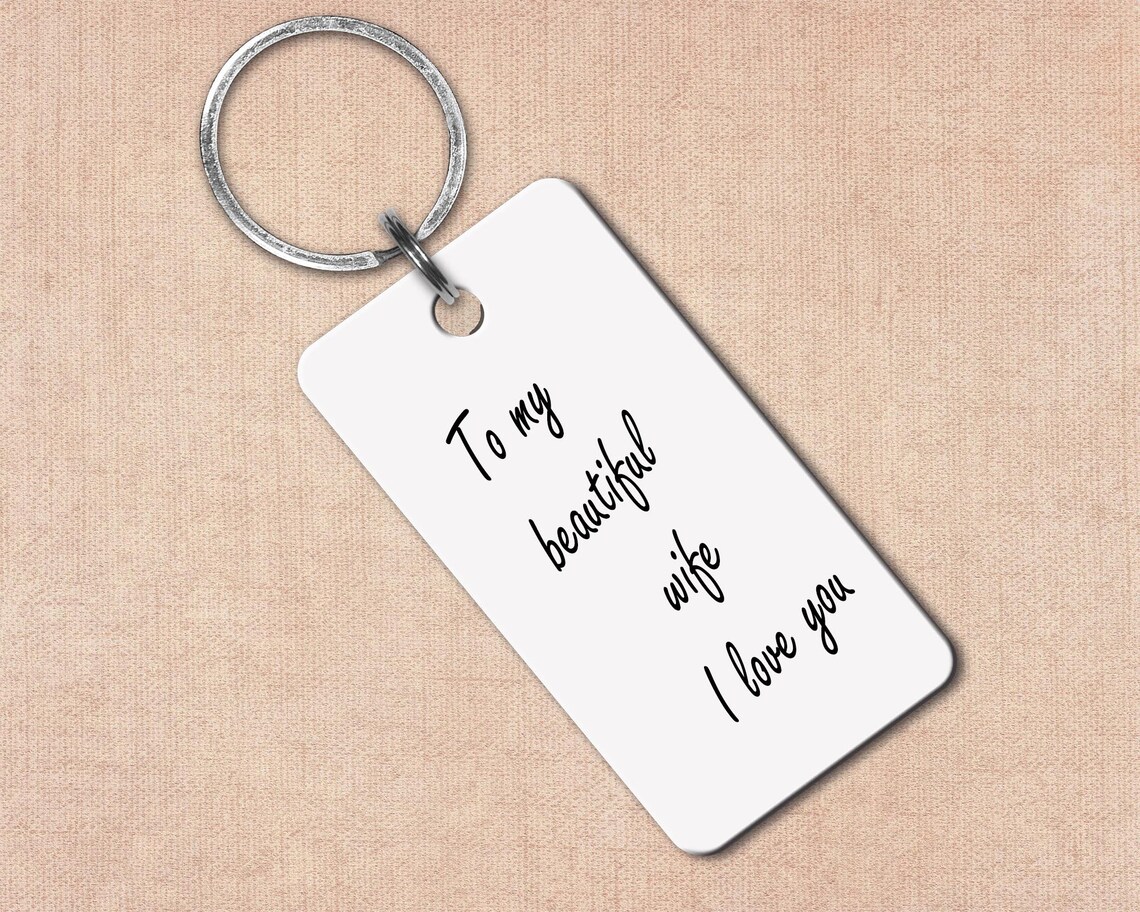 Handwritten Message Keychain Signature Keepsake Memorial - Etsy