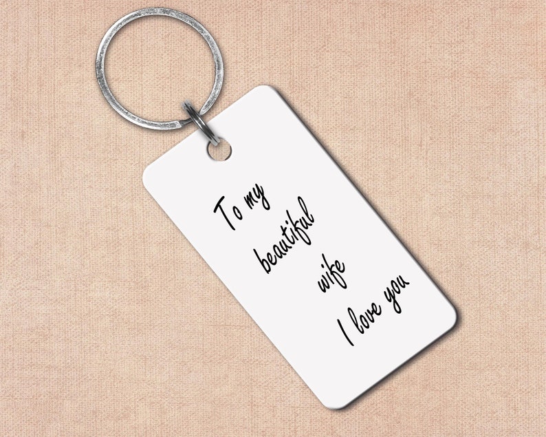 Handwritten Message Keychain Signature Keepsake Memorial - Etsy