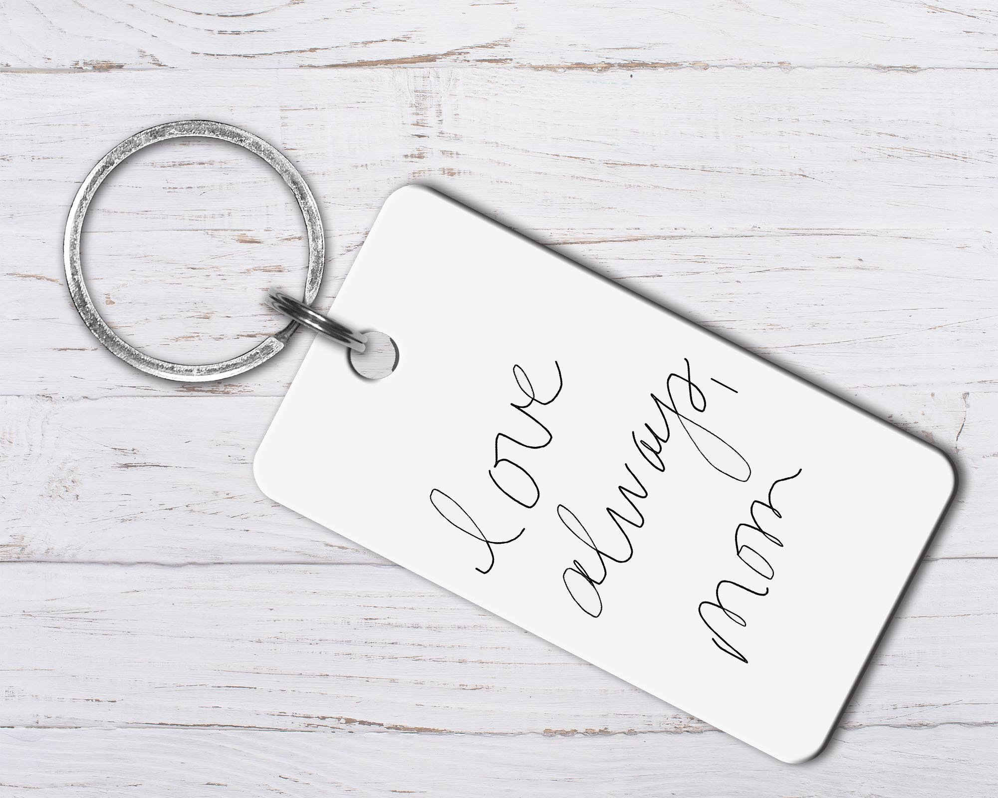 Handwritten Message Keychain Signature Keepsake Memorial | Etsy