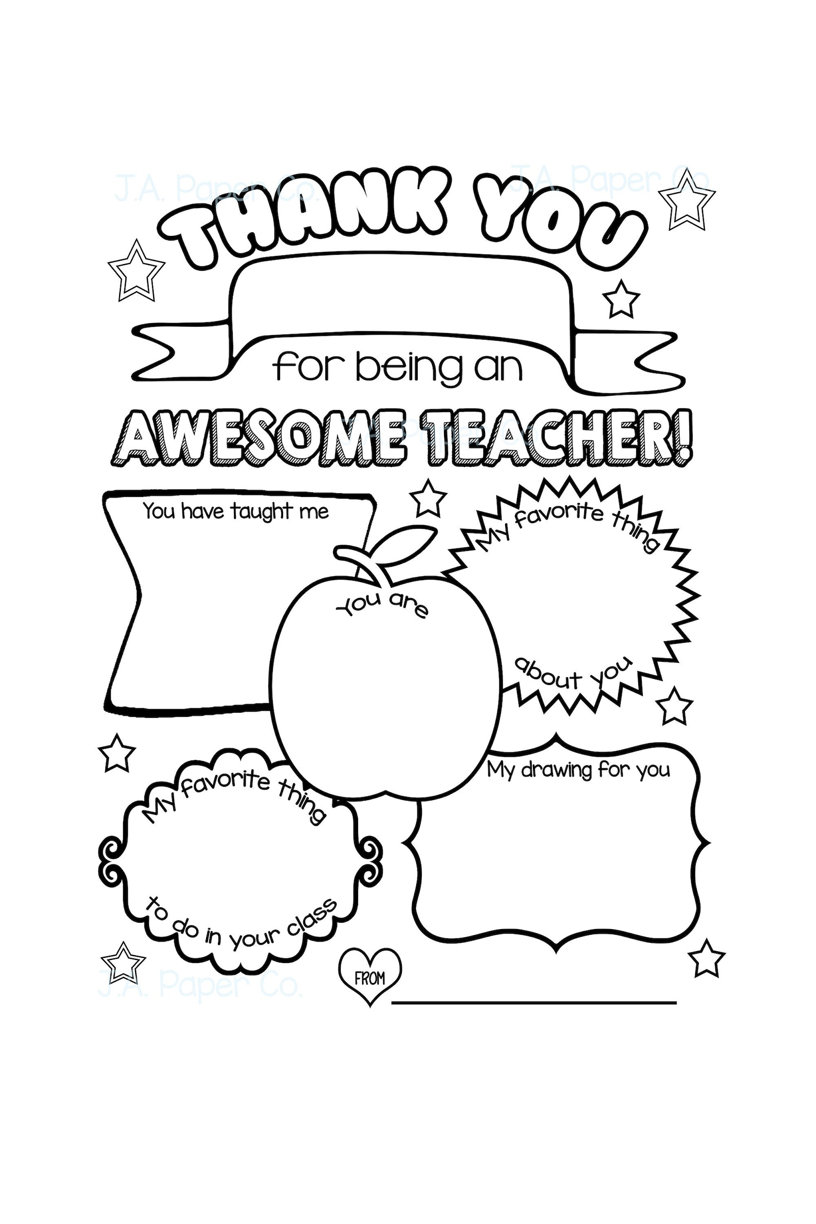 Teacher Appreciation Gift, Teacher Gift, Gift for Teacher, End of Year ...