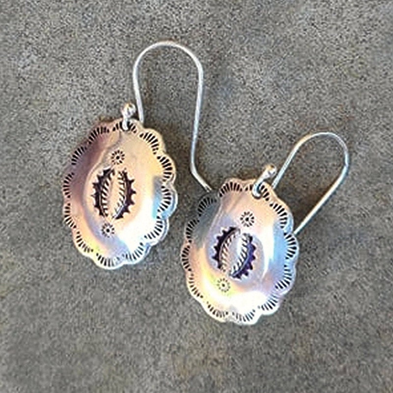 Concho Earrings - Etsy