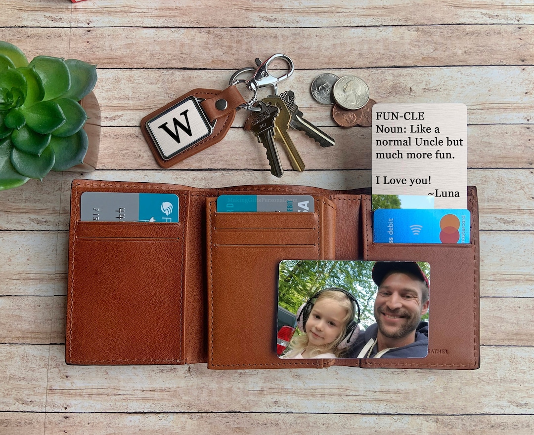 Personalized Wallet Card Wallet Insert Gift for Boyfriend - Etsy