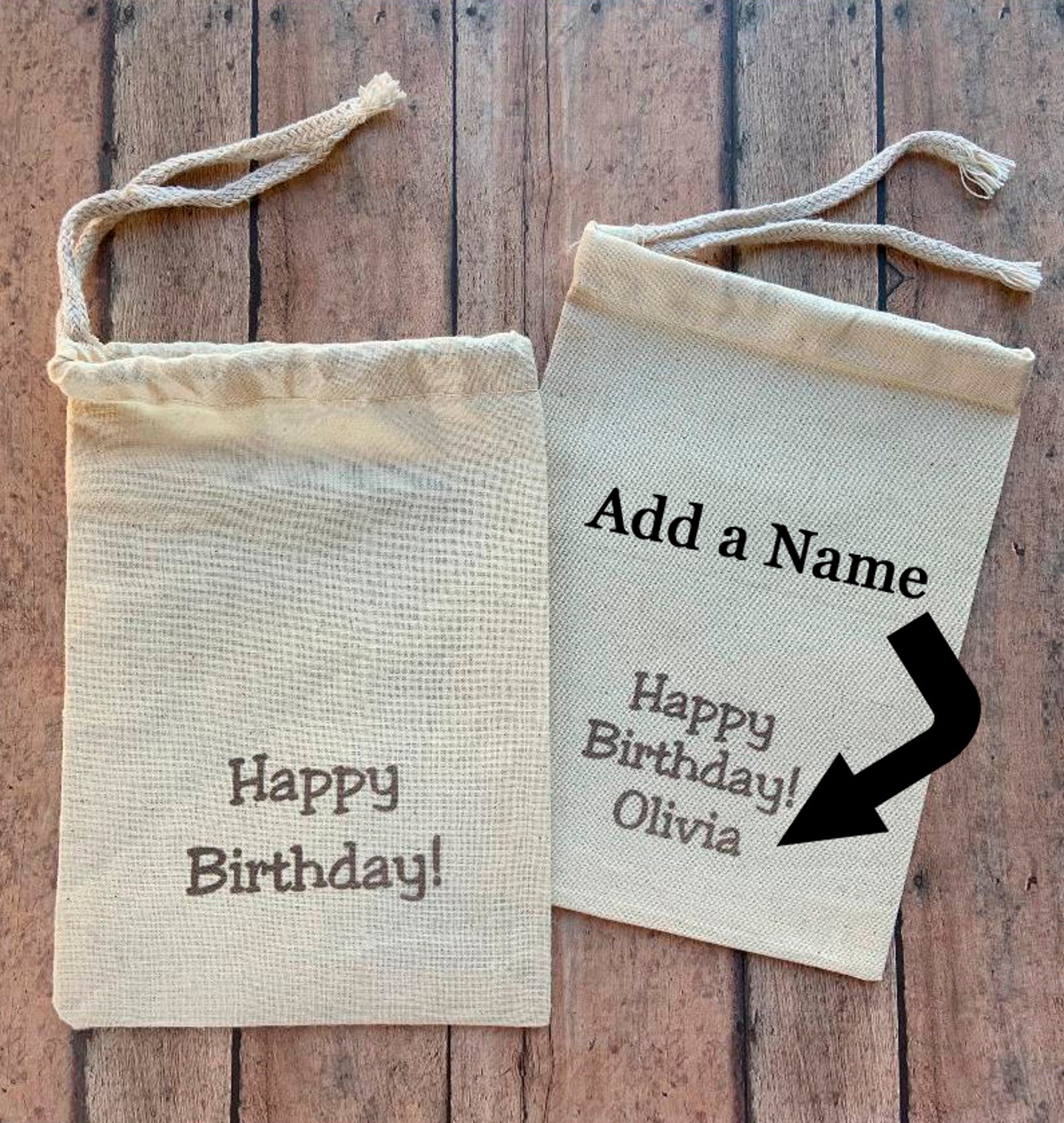 Birthday Bag, Birthday Gift, Personalized Gift Bag, Little Bag ...