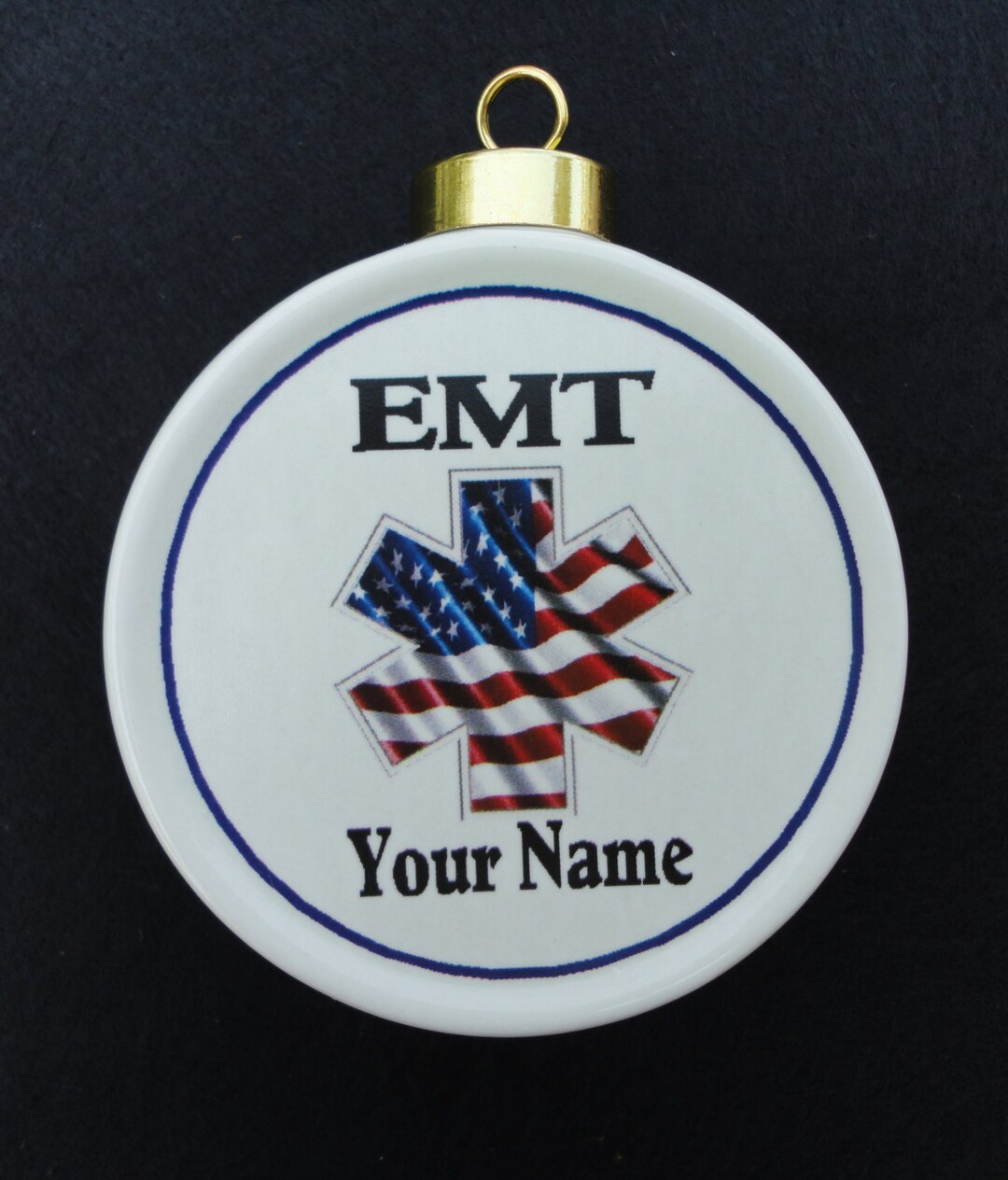 EMT Ornament, Personalized Ornament, Christmas Photo Ornament ...