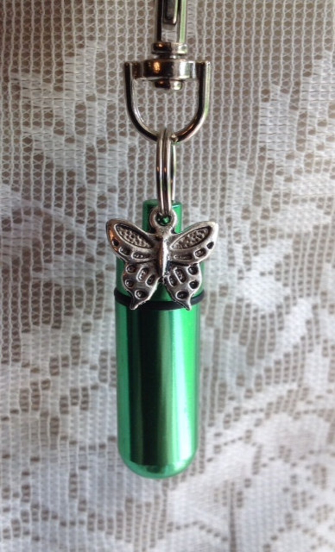 Memorial Jewelry, Cremation Urn, Butterfly Purse Clip, Memorial ...
