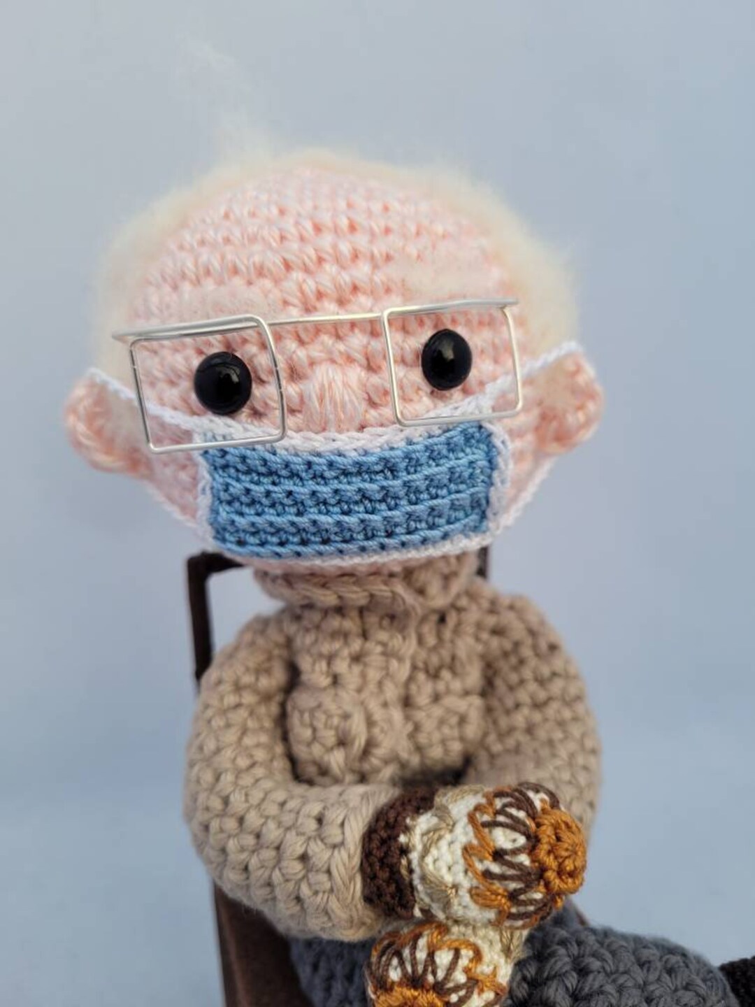 Bernie Sanders Amigurumi Inauguration Doll - Etsy Italia
