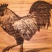 RUSTIC ROOSTER Engraved Cutting Board Rooster Cutting Board - Etsy
