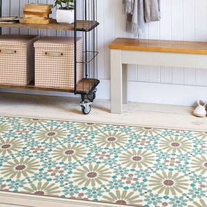 Moroccan Tiles Runner, for the Kitchen or Hallway. Vinyl Runner Rug ...