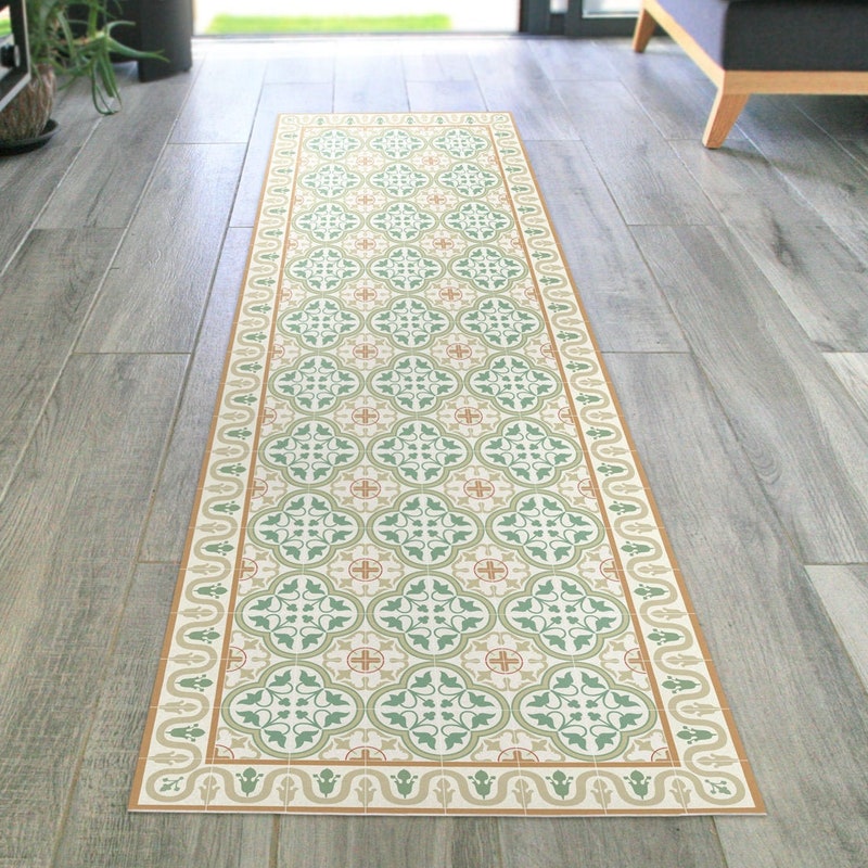 Vintage Floor Cloth Vinyl - Etsy