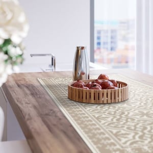 wipe off table runner