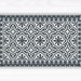 Dark Grey Vinyl Mat With Classic Tiles Design and Decorative - Etsy