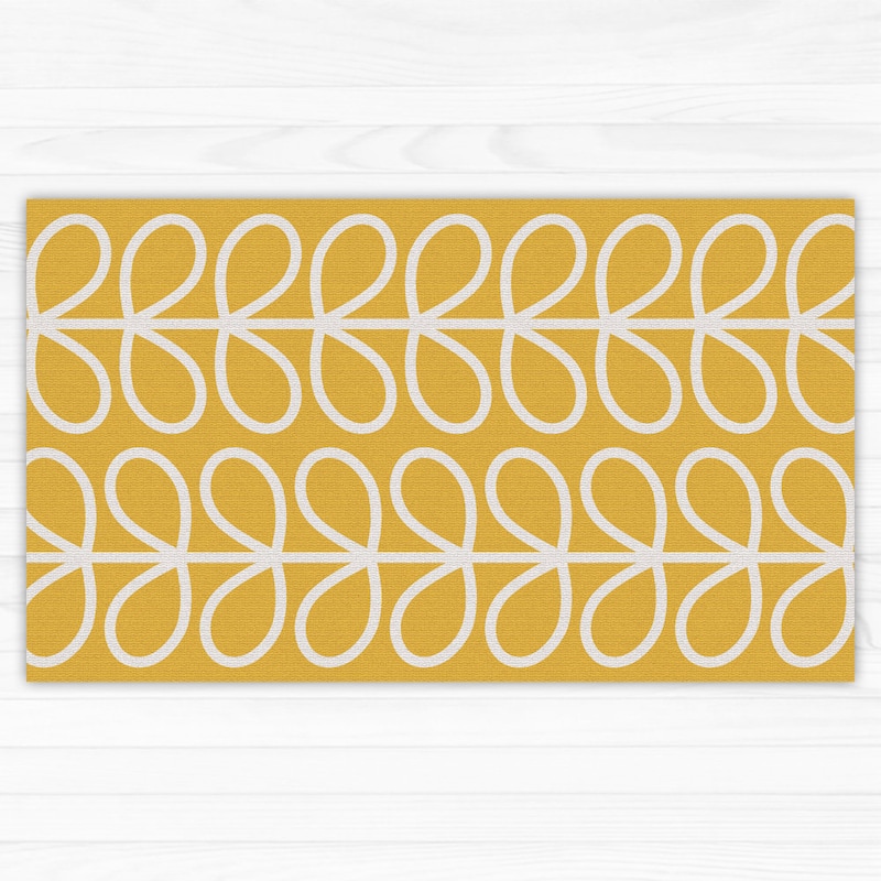 Plum and Yellow Rug - Etsy UK