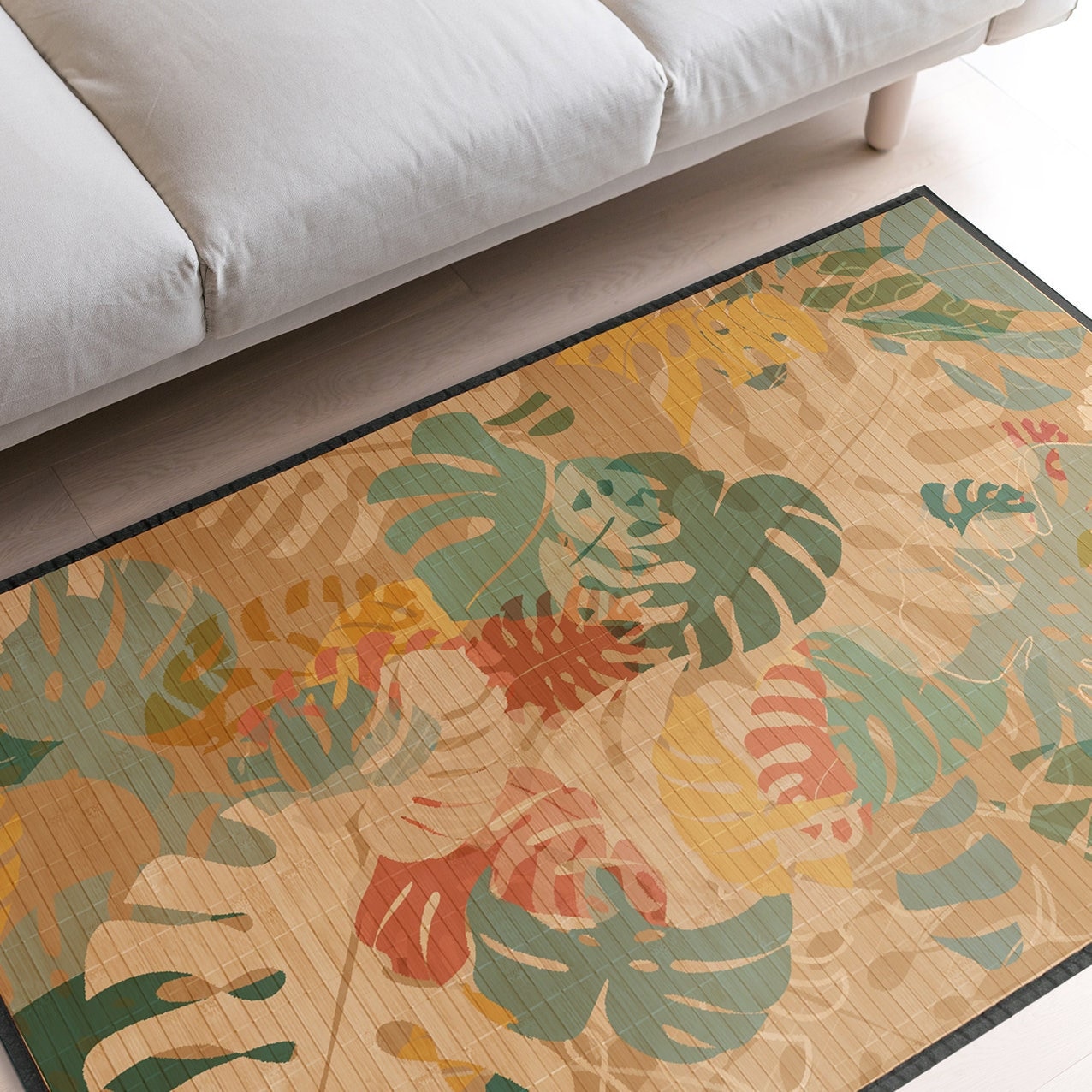 Bamboo Patterned Rugs