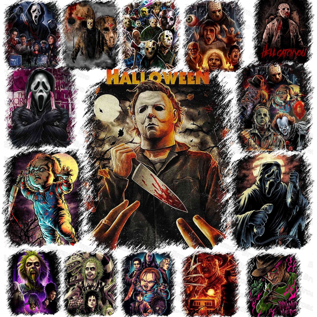 30 Horror Png Clipart Design Bundle, Horror Png Clipart Bundle ...