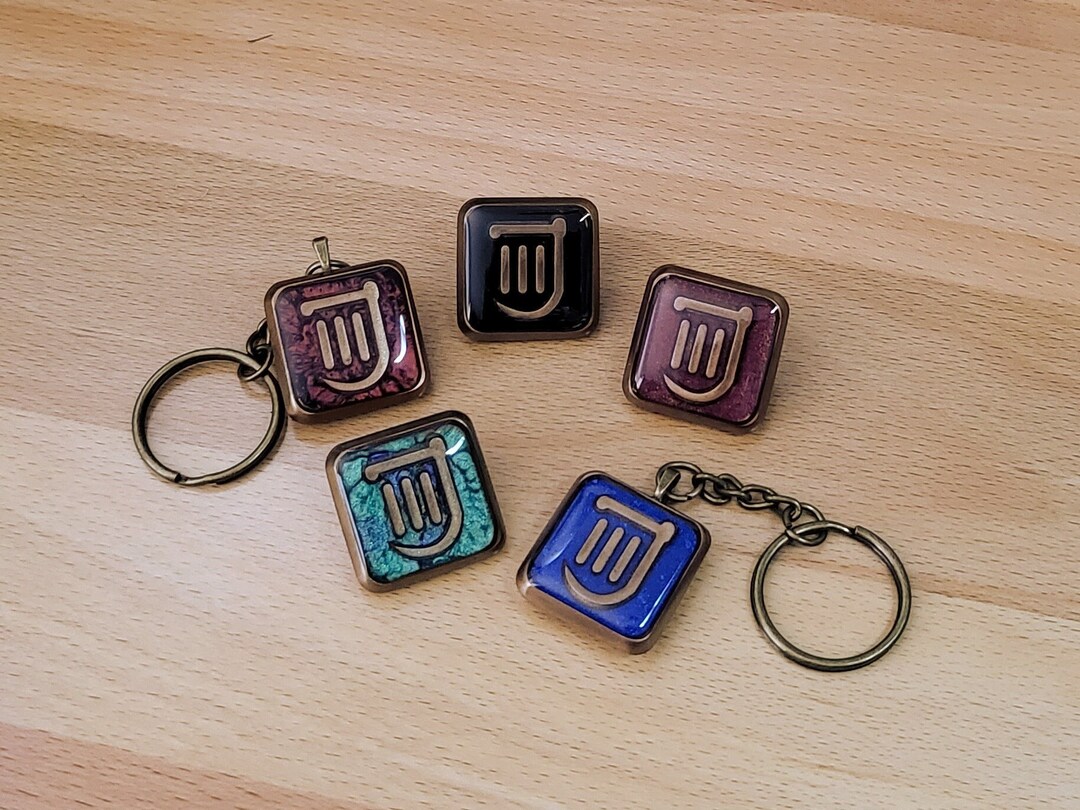 FFXIV Bard Job Icon Resin Pins and Keychains - Etsy