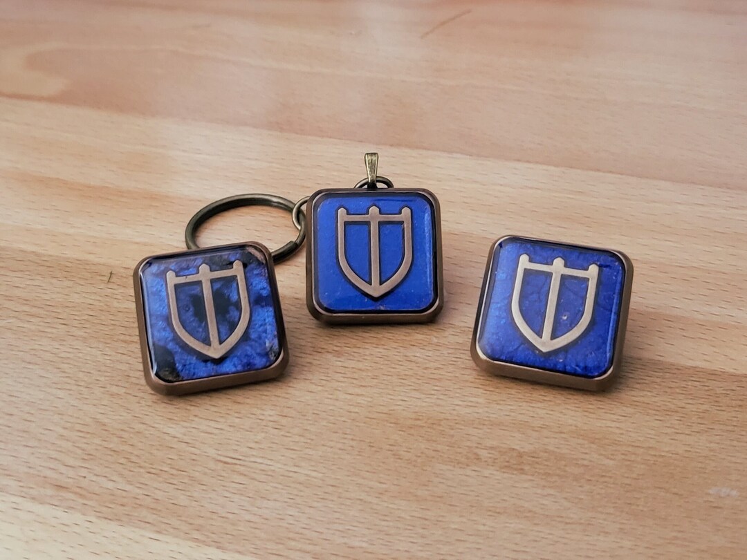 FFXIV Paladin Job Icon Resin Pins and Keychains - Etsy