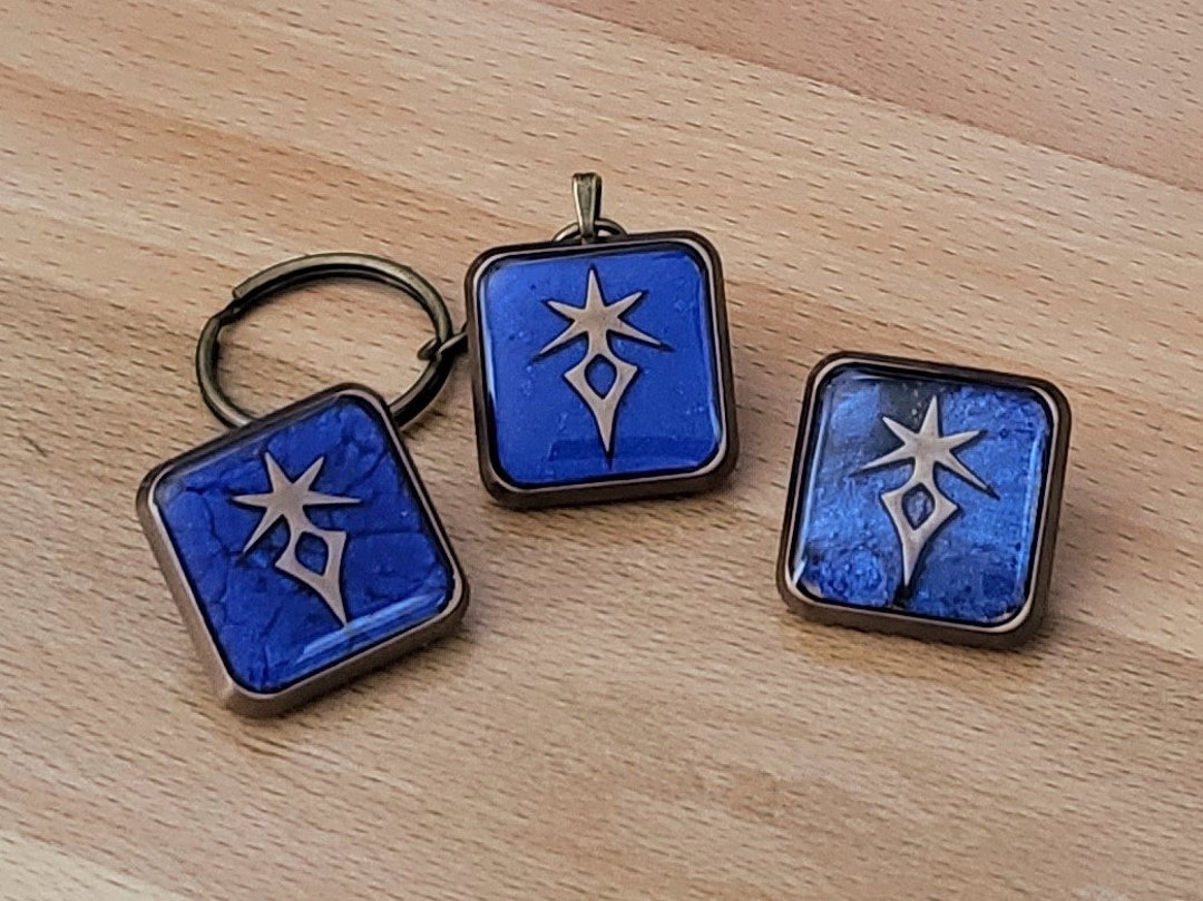 FFXIV Dark Knight Job Icon Resin Pins and Keychains - Etsy