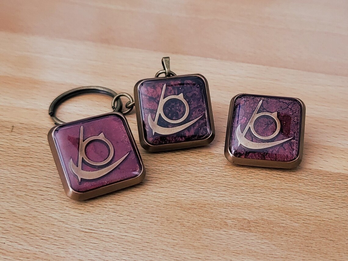 FFXIV Reaper Job Icon Resin Pins and Keychains - Etsy