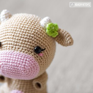 Cow Crochet Pattern Amigurumi Tutorial DIY Animals Crochet Patterns ...