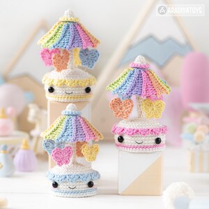 Amigurumi Crochet Pattern for Kawaii Music Box Carousel Butterfly by ...