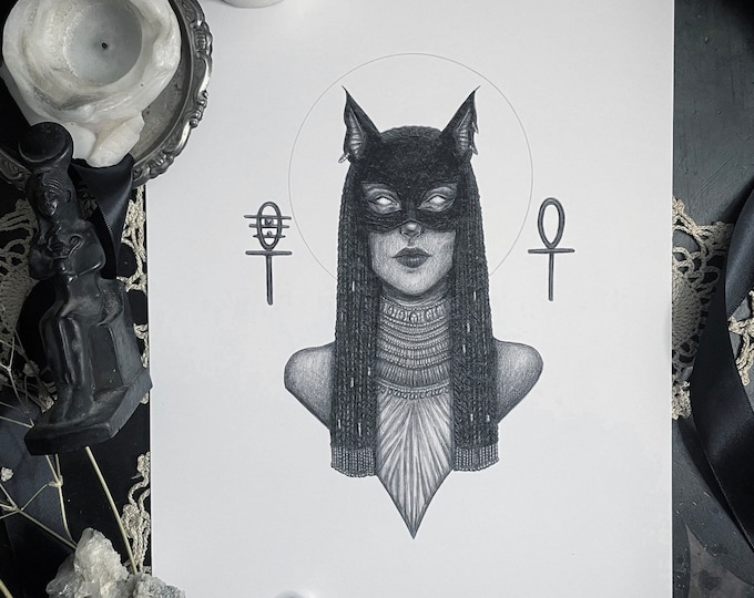 Bast- Print - Etsy UK