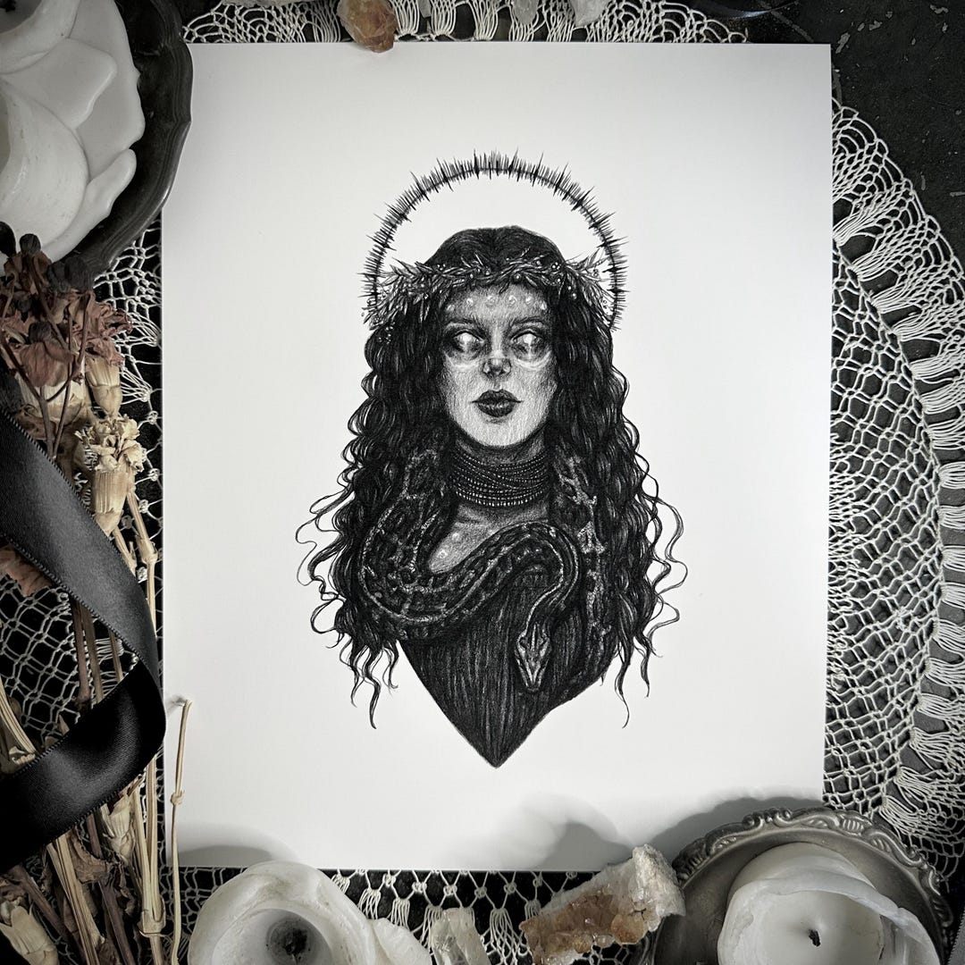 Eingana - Fine Art Print - Australian Aboriginal Creator Goddess ...