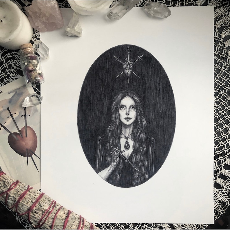 The Love Witch - Fine Art Print - Witchcraft - Horror Movies - Magick ...