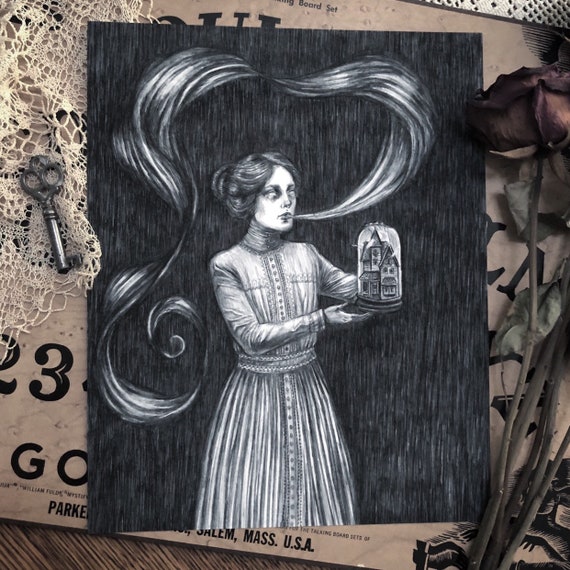 Sanctuary Fine Art Print Victorian Spiritualism - Etsy
