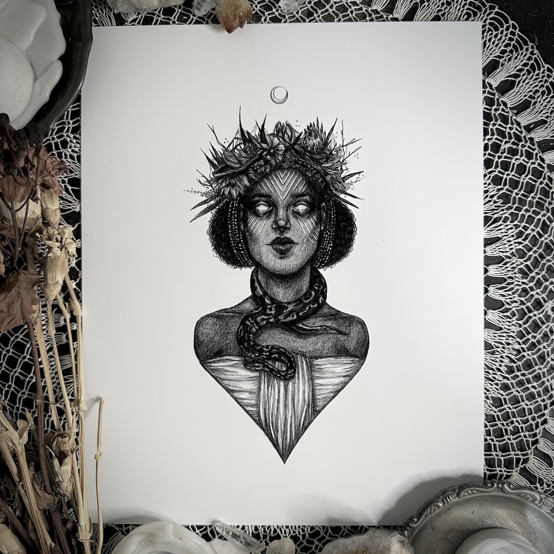 Ala - Fine Art Print - Igbo Goddess of the Earth, Morality, & Fertility ...