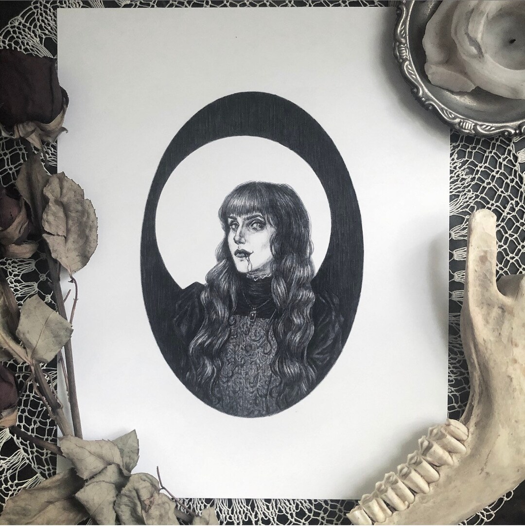 Nadja - Fine Art Print - What We Do in the Shadows - Vampire - Dark Art ...