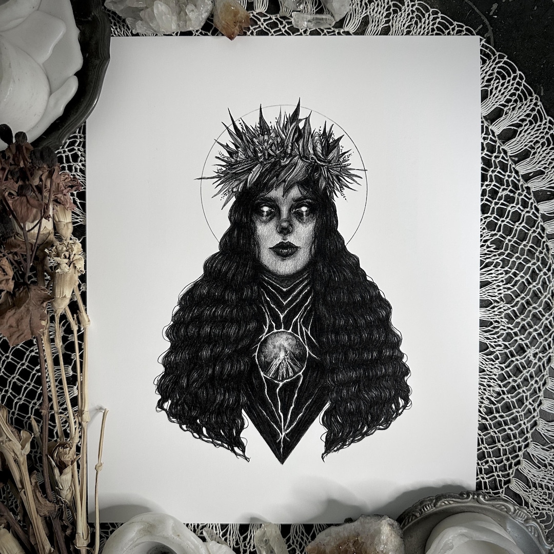Pele - Fine Art Print - Hawaiian Goddess of Volcanos, Fire, & Lava ...