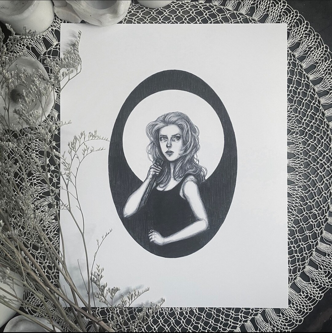 Buffy - Fine Art Print - Buffy the Vampire Slayer - Dark Art - Gothic ...